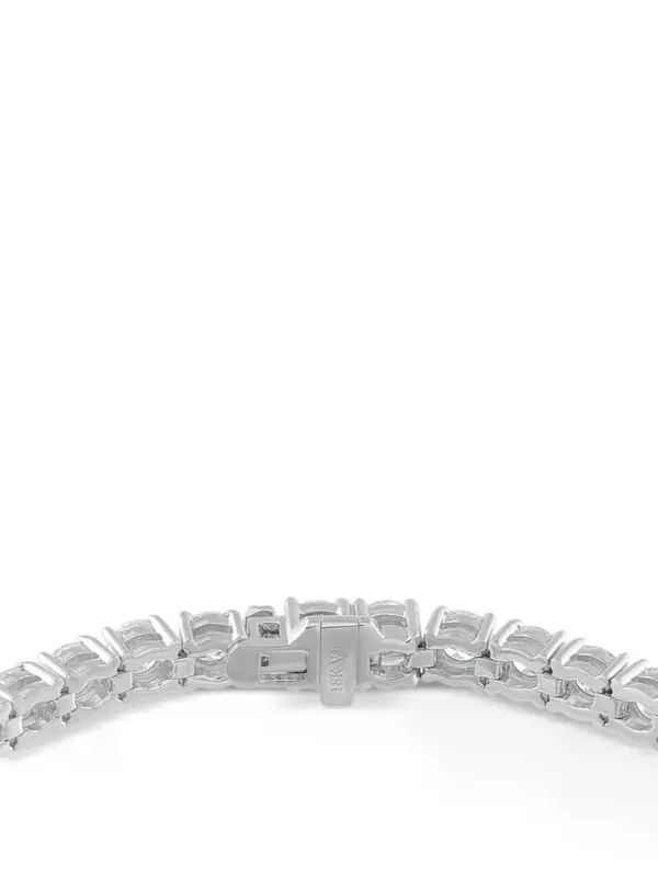 LB EXCLUSIVE 18k White Gold Diamond Tennis Bracelet