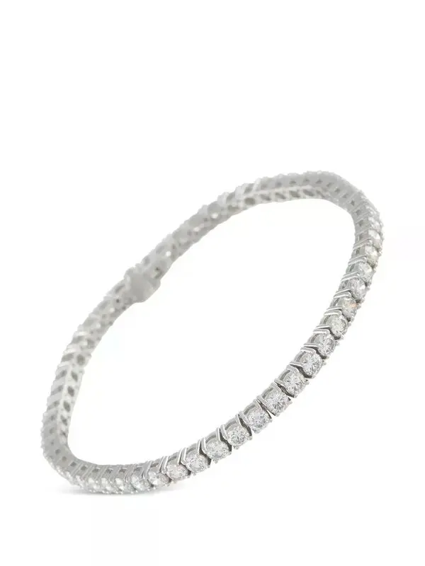 LB EXCLUSIVE 18k White Gold Diamond Tennis Bracelet - Silver