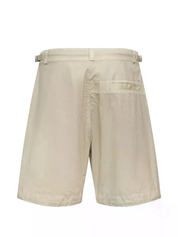 C.P. COMPANY Fili Wax Pleated Cargo Shorts - Neutrals
