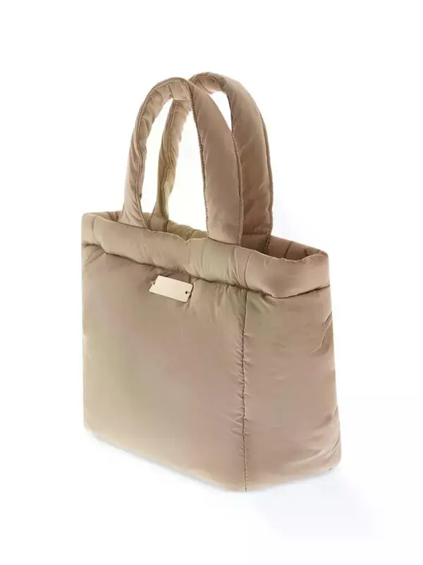 Herno Padded Logo-plaque Tote Bag