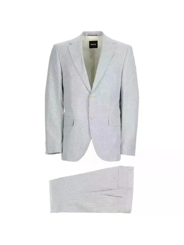 BOSS Striped Single-breasted Suit