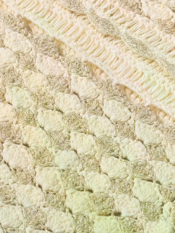 Zimmermann Wanderlust Crochet Ruffled Tank Top - Neutrals
