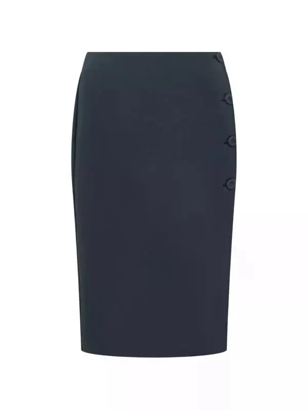 Pinko Button-detail Midi Skirt