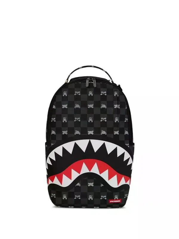 SPRAYGROUND Shark Check-pattern Backpack