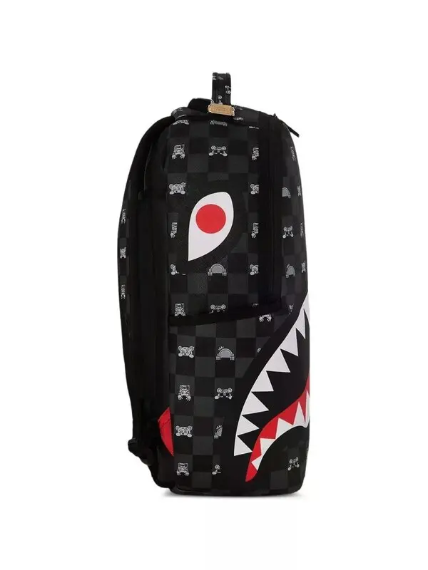 SPRAYGROUND Shark Check-pattern Backpack