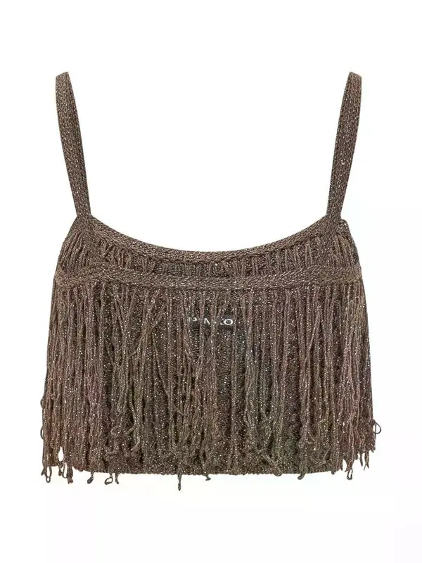 Pinko Paeonia Cropped Top