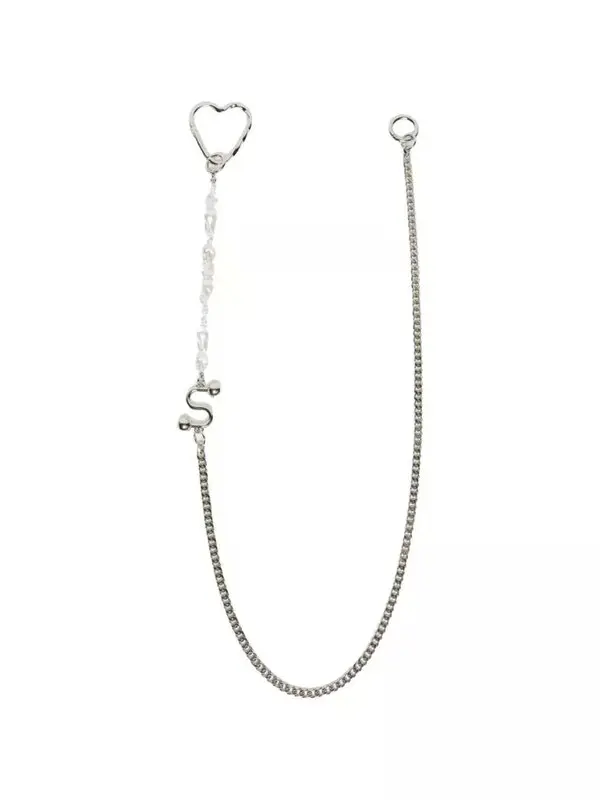 Sportmax Heart-motif Chain - Silver