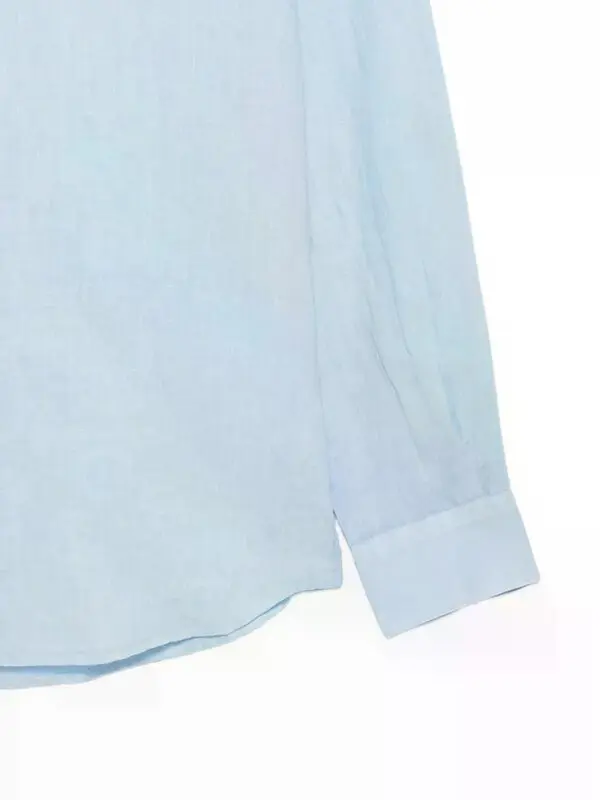 MC2 SAINT BARTH Naxos Mandarin-collar Long-sleeve Shirt