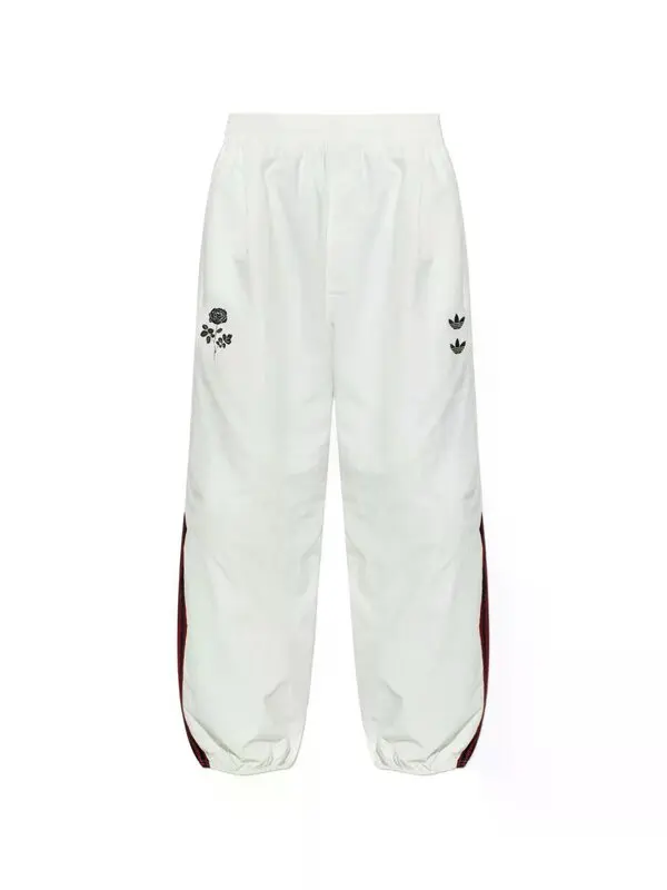 Adidas X Willy Chavarria Embroidered Track Pants - Neutrals