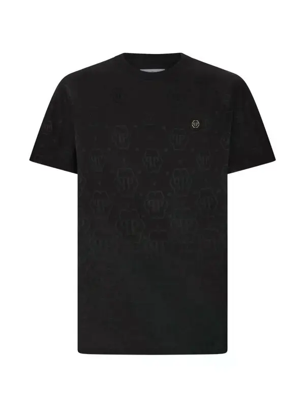 Philipp Plein Monogram-patterned T-shirt