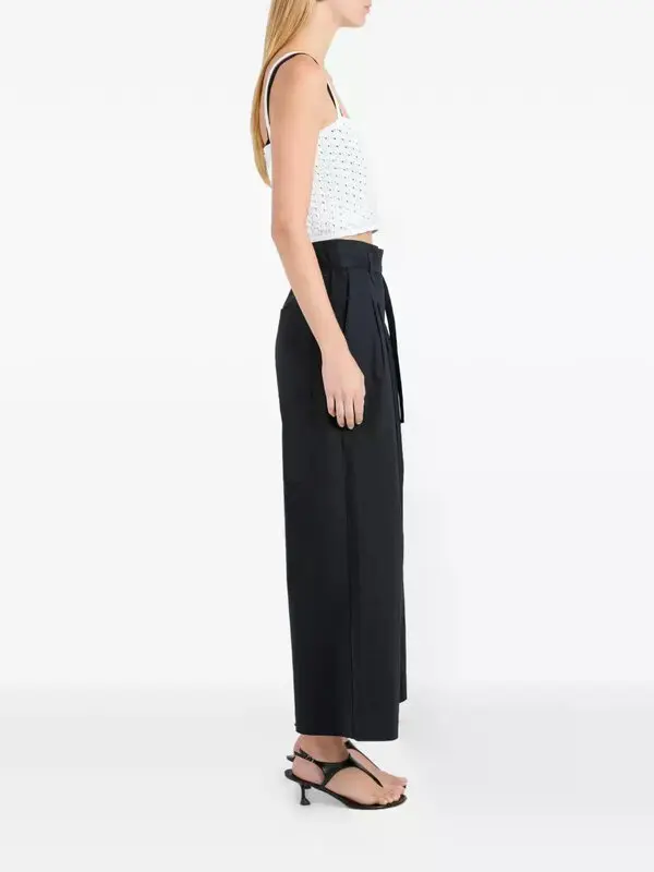 Proenza Schouler White Label Belted Pleated Trousers