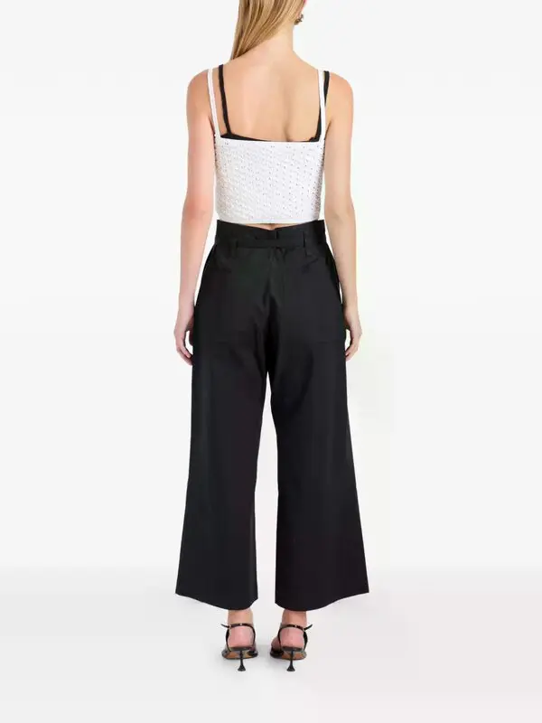 Proenza Schouler White Label Belted Pleated Trousers