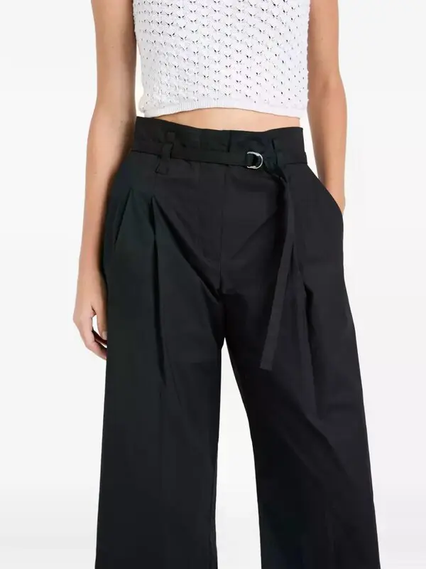 Proenza Schouler White Label Belted Pleated Trousers