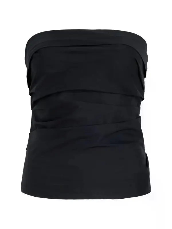 Proenza Schouler White Label Maisy Strapless Top - Black