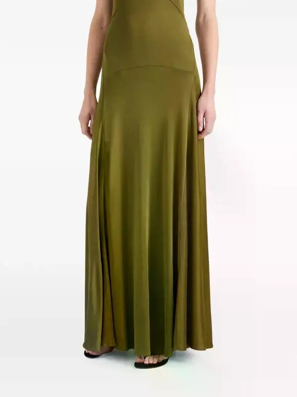 Proenza Schouler V-neck Maxi Dress - Green