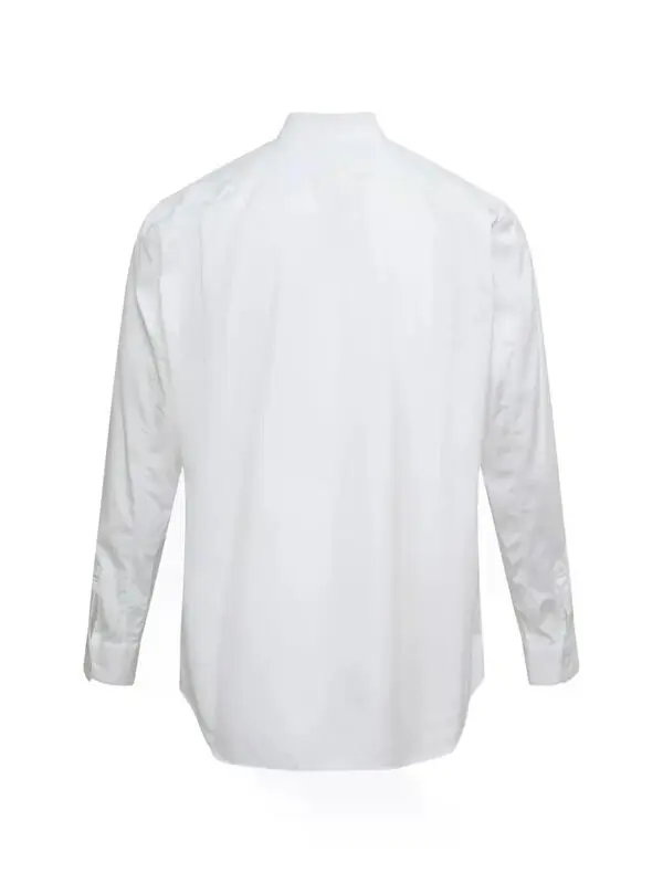 Comme Des Garçons Patchwork Striped Shirt - White