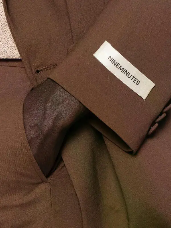 NINEMINUTES Submarine Double-breasted Blazer