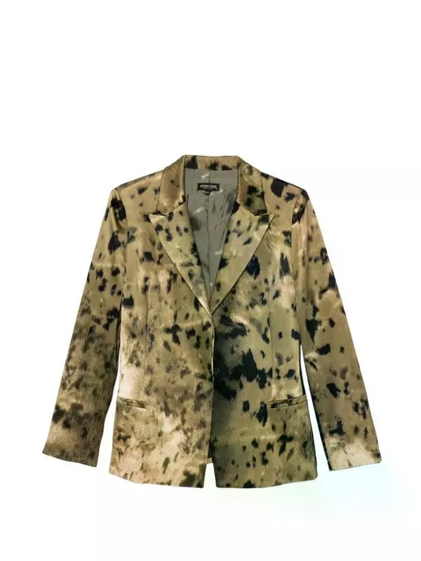 Roberto Cavalli 2000s Animal Print Blazer