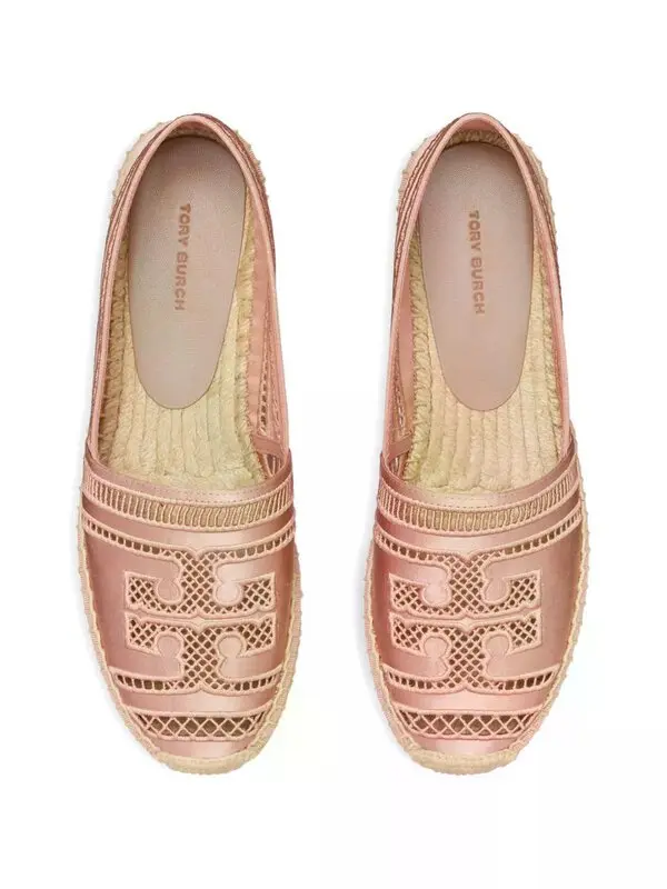 Tory Burch Open Weave Espadrilles - Pink