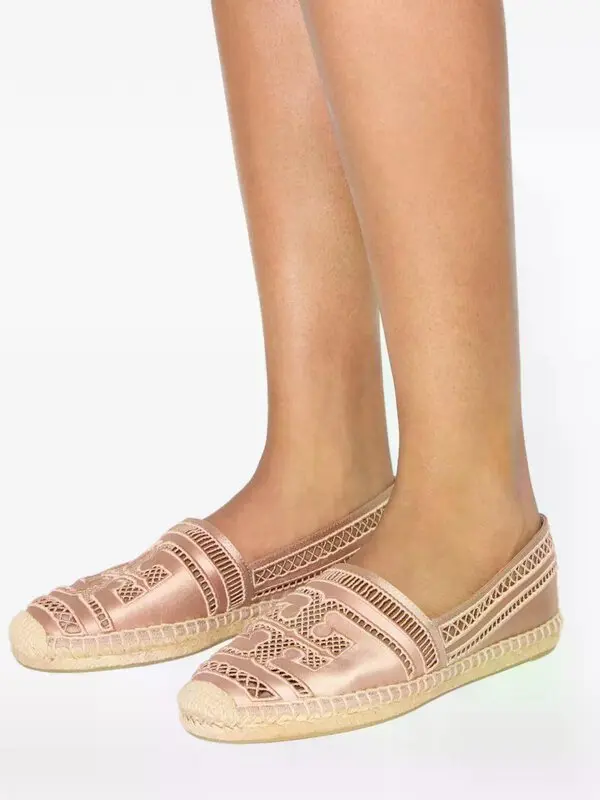 Tory Burch Open Weave Espadrilles - Pink