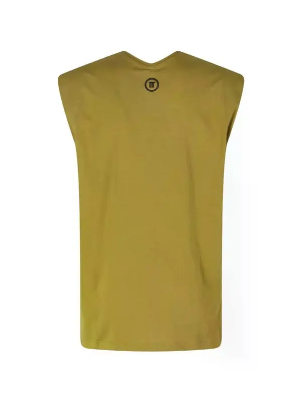 TELA Sami V-neck Sleeveless Top - Green