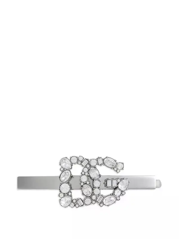 Dolce & Gabbana Embellished Re-edition Hair Clip - Silver