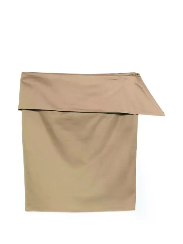 Gucci 2000s Fold-over Mini Skirt