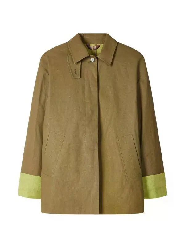 Paul Smith Throat-latch Jacket With Contrast Cuffs