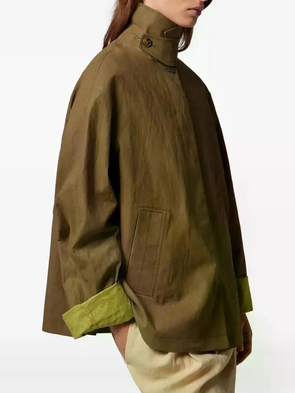 Paul Smith Throat-latch Jacket With Contrast Cuffs