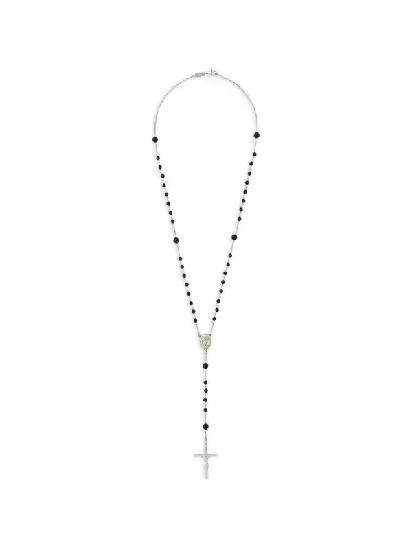 Dolce & Gabbana Tone Rosary Necklace - Silver
