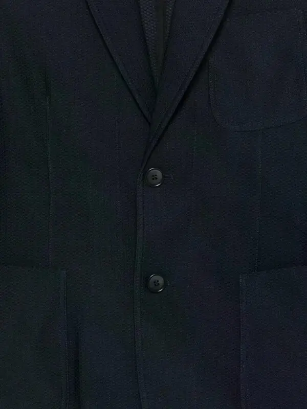 Giorgio Armani Honeycomb-knit Notch-lapel Blazer