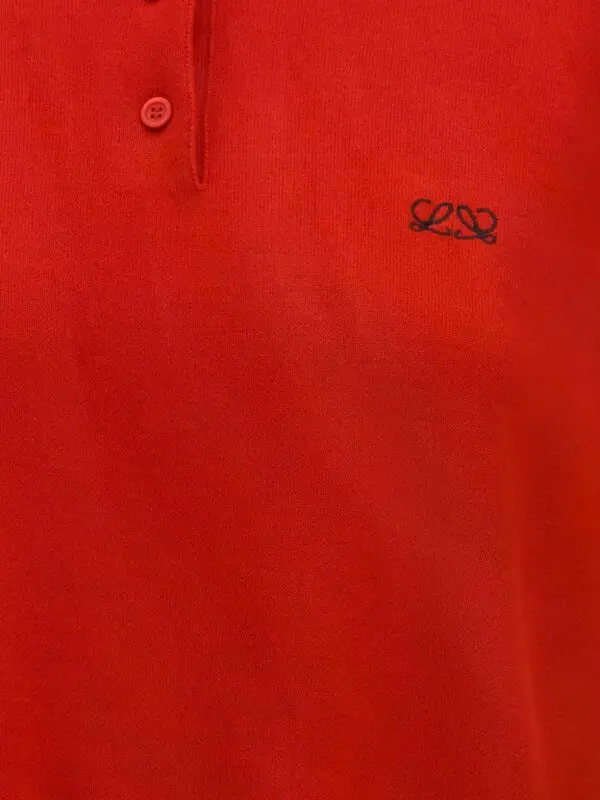 Loewe Logo-embroidered Polo Sweater