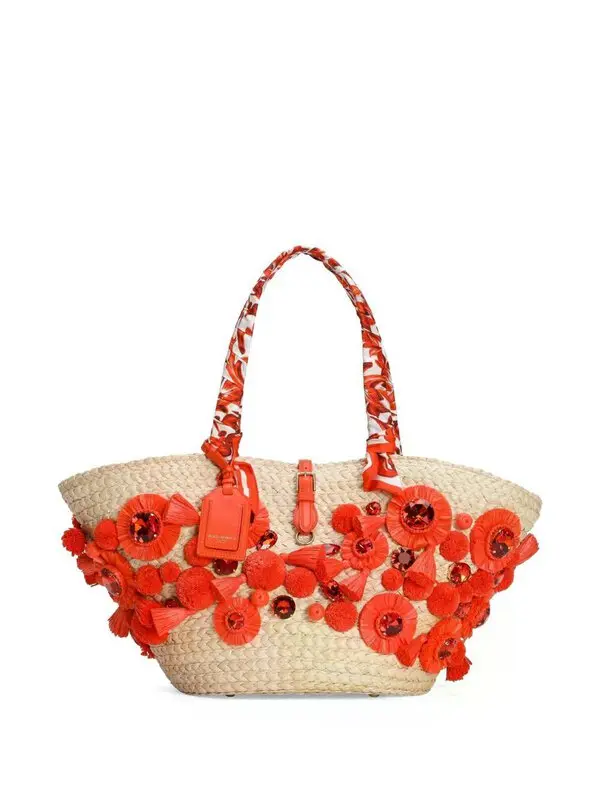 Dolce & Gabbana Coffa Capri Bag With Embroidery