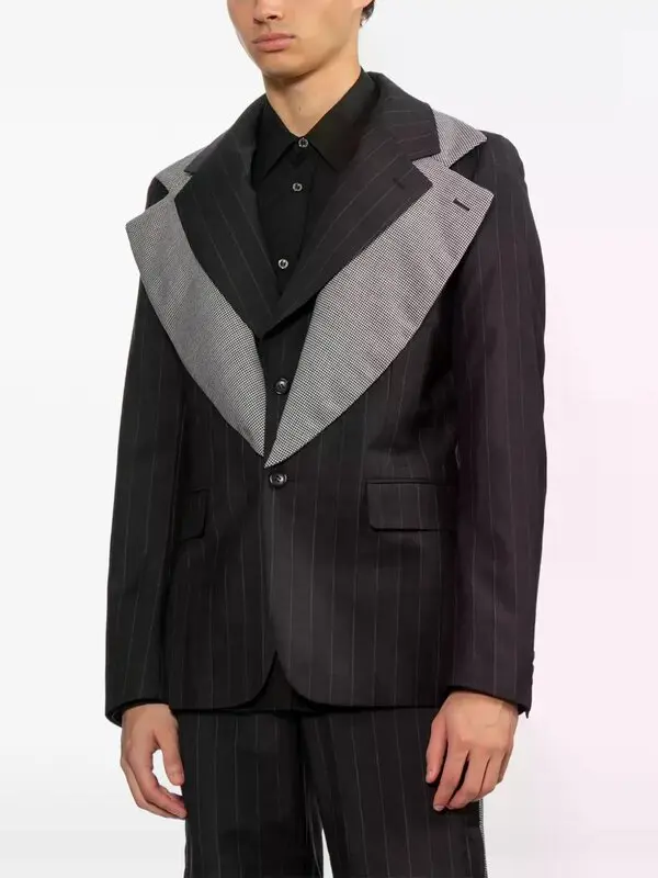 Comme Des Garçons Pinstripe Blazer