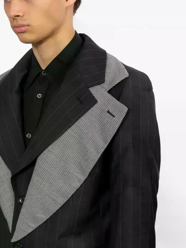 Comme Des Garçons Pinstripe Blazer
