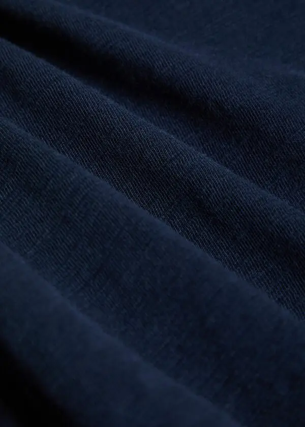 Paige Carillo Cotton Shirt - Navy