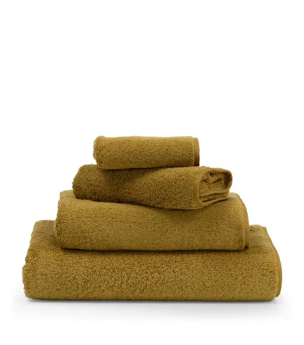 Frette Cotton Unito Hand Towel - Yellow