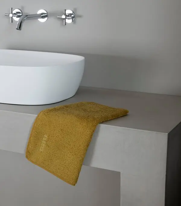 Frette Cotton Unito Hand Towel - Yellow