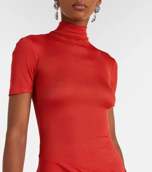 Christopher Esber Fusion Ruched Gown