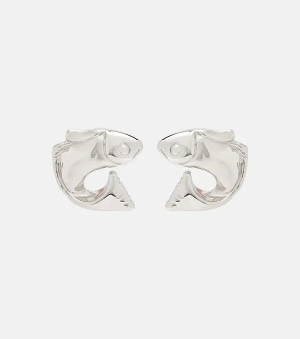 Jacquemus Poisson Earrings - Silver