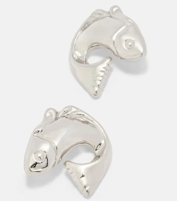 Jacquemus Poisson Earrings - Silver