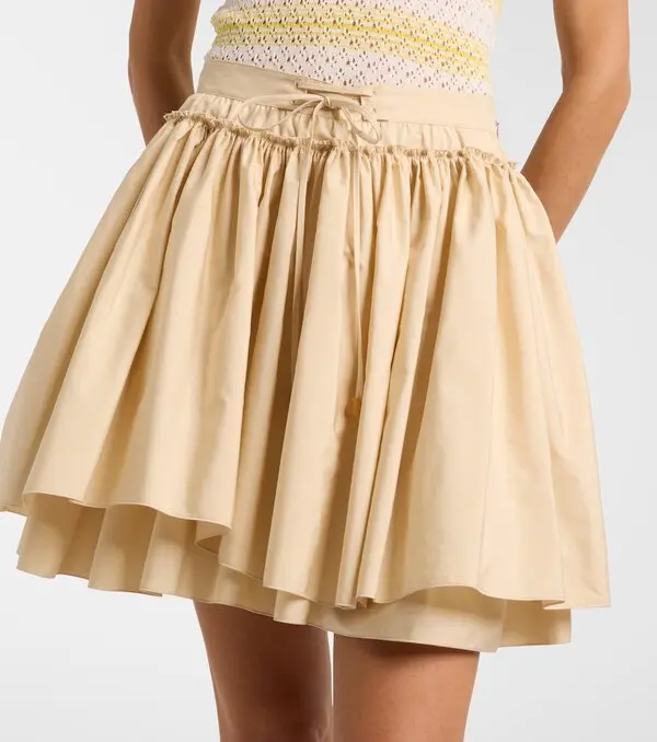 Loewe Cotton Poplin Miniskirt