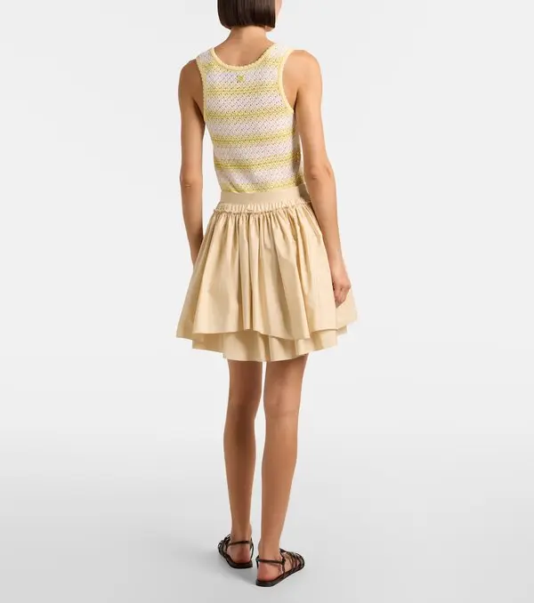 Loewe Cotton Poplin Miniskirt