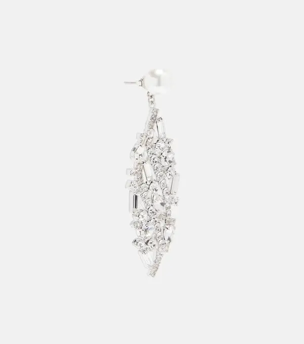 Magda Butrym Embellished Crystal Drop Earrings