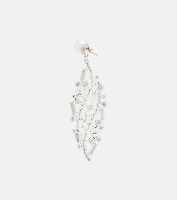 Magda Butrym Embellished Crystal Drop Earrings