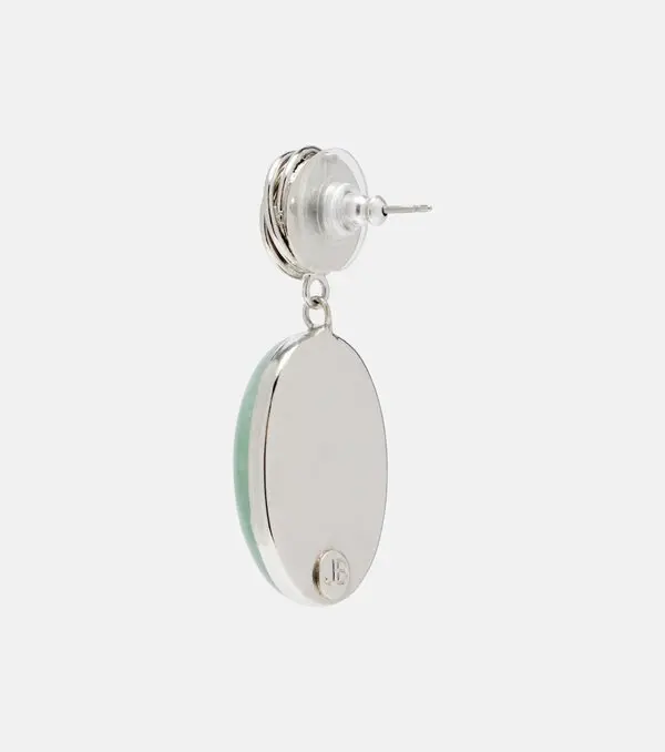 JENNIFER BEHR Ruthie Embellished Drop Earrings In Aventurine - Green