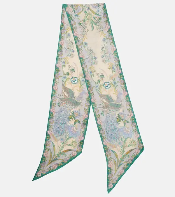 Zimmermann Floral Silk Scarf - Multicoloured