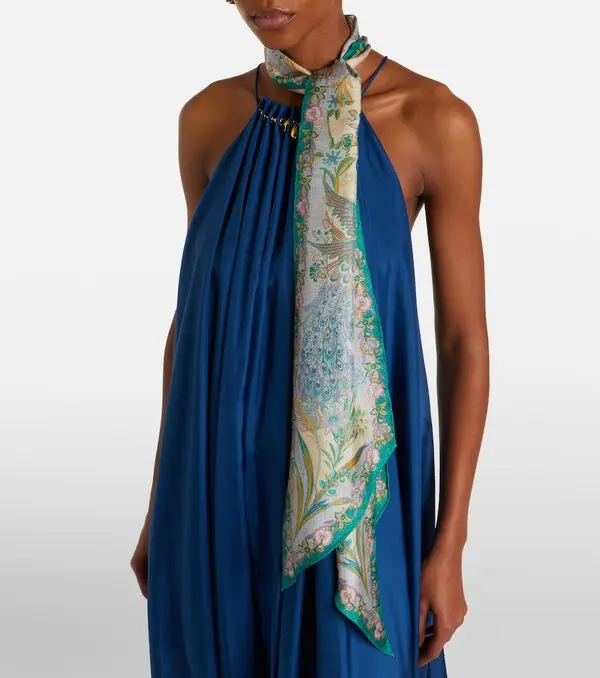 Zimmermann Floral Silk Scarf - Multicoloured