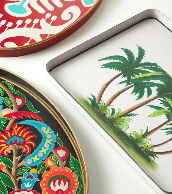 LES-OTTOMANS Palma Iron Tray