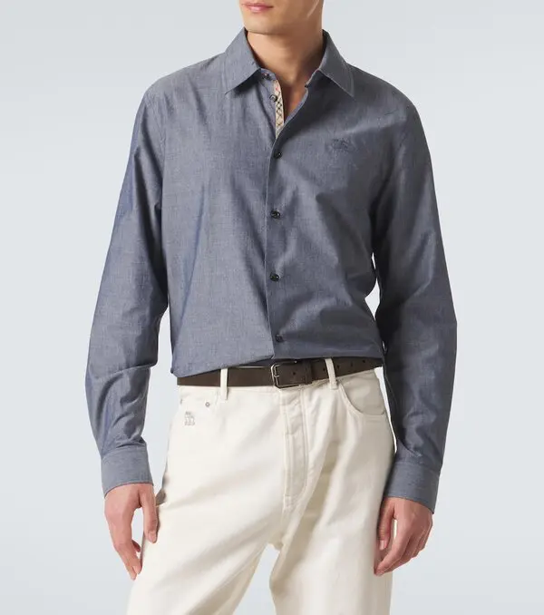 Burberry Ekd Cotton-blend Shirt